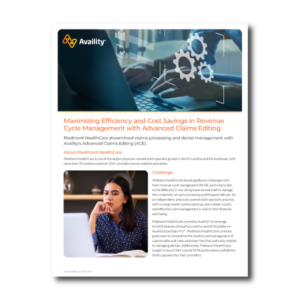 RCM Strategies: Shift Left to Prevent Denials Before They Start | Availity